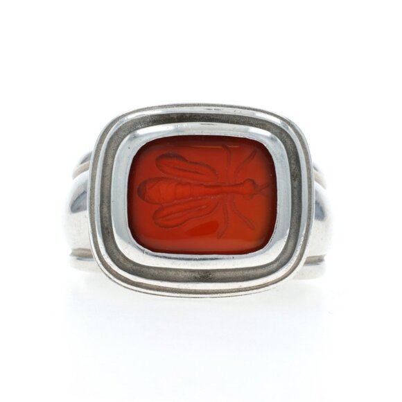 Slane & Slane | Jewelry | Slane Slane Carnelian Cocktail Solitaire Ring ...